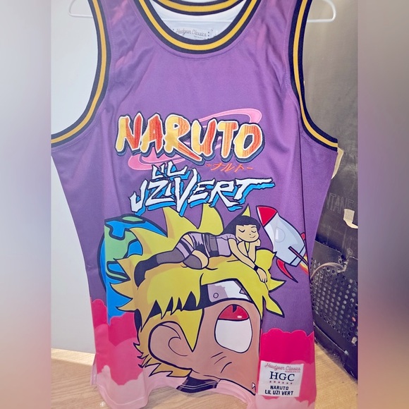 Shirts | Purple Little Uzi Vert Naruto Jersey | Poshmark